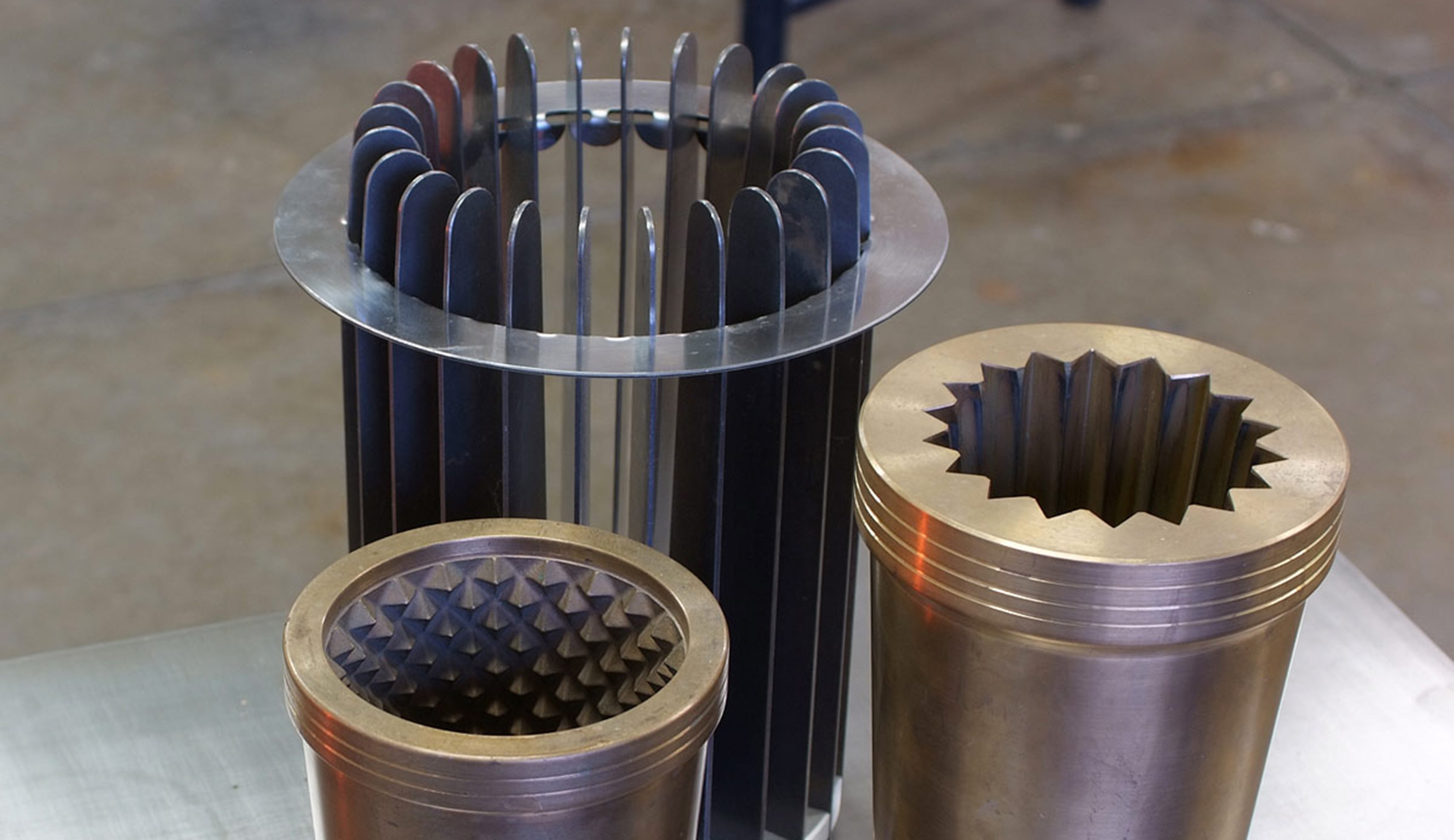 Optical moulds - adding textured pattern to the glass