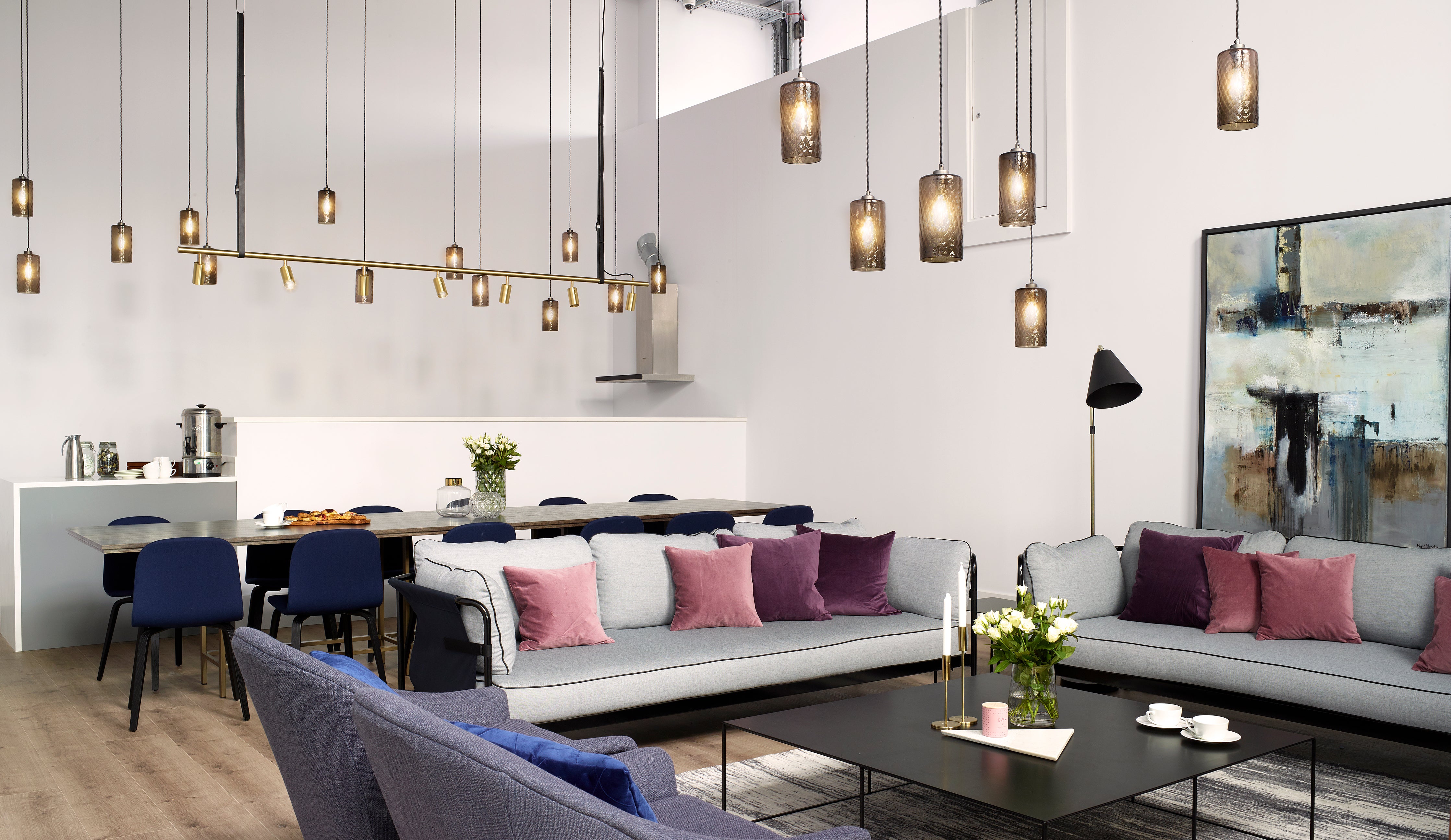 Lighting schemes for open plan Kitchen & Living