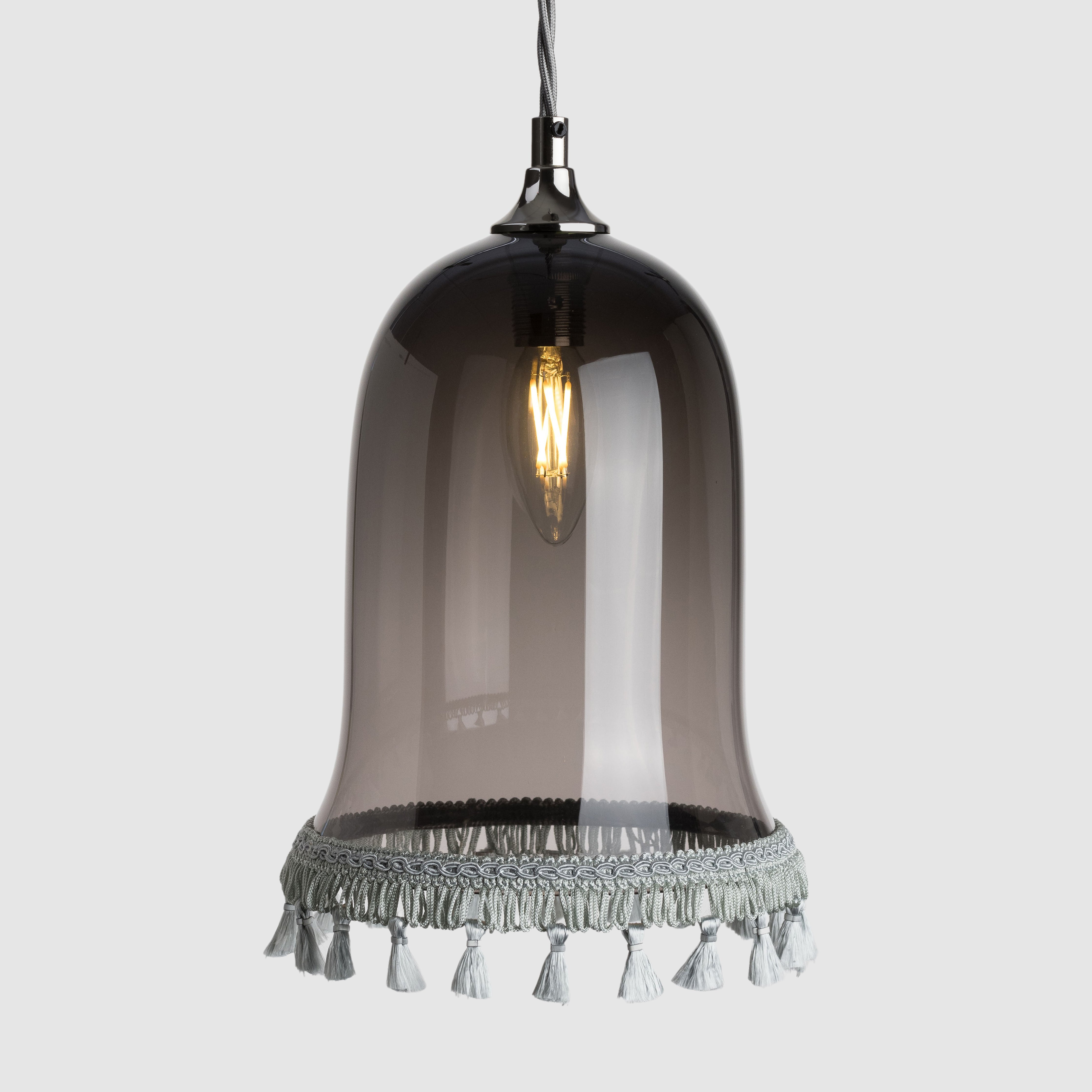 Tassel Light - Handblown glass pendant light