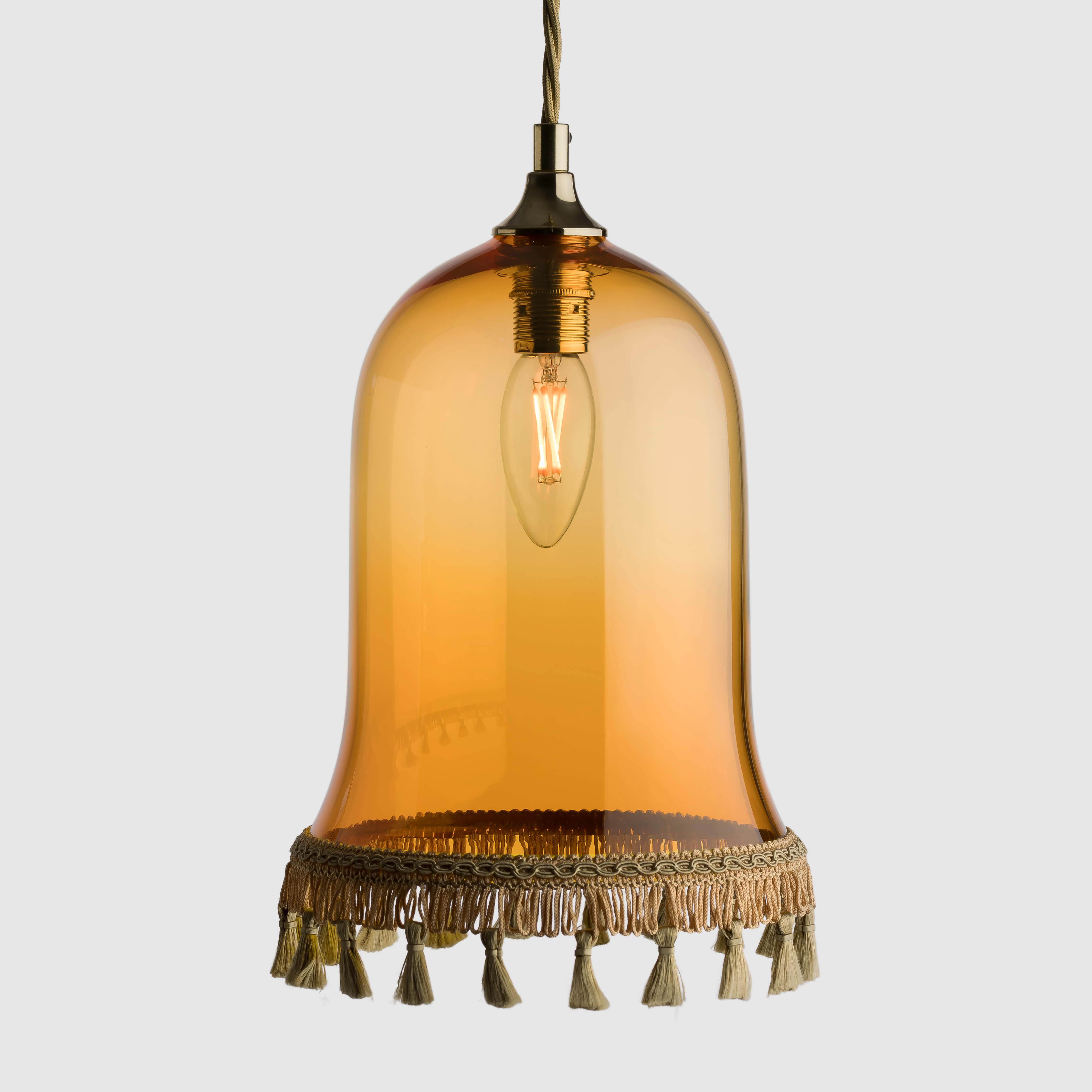 Tassel Light - Handblown glass pendant light